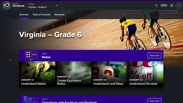 Virginia Math Techbook: Grade 6 Overview | Discovery Education